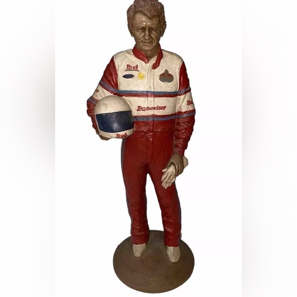 Nascar | Other | Vintage Nascar Budweiser Bill Elliot Statue By Tom ...